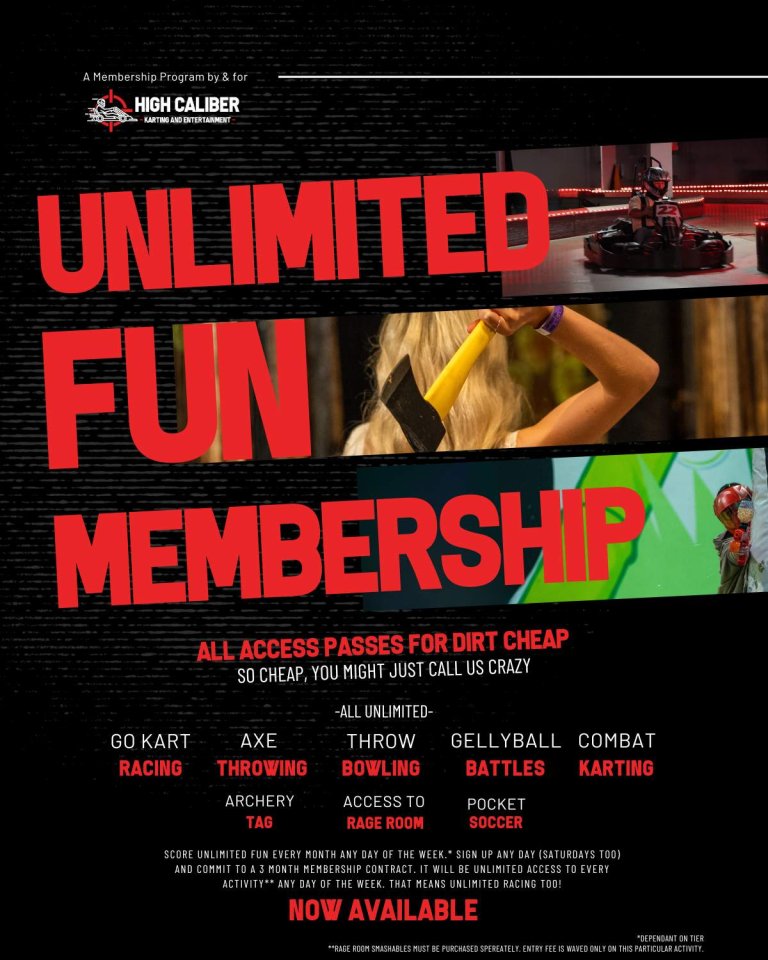 Best Deal - The All Access Pass | High Caliber Karting and Entertainment